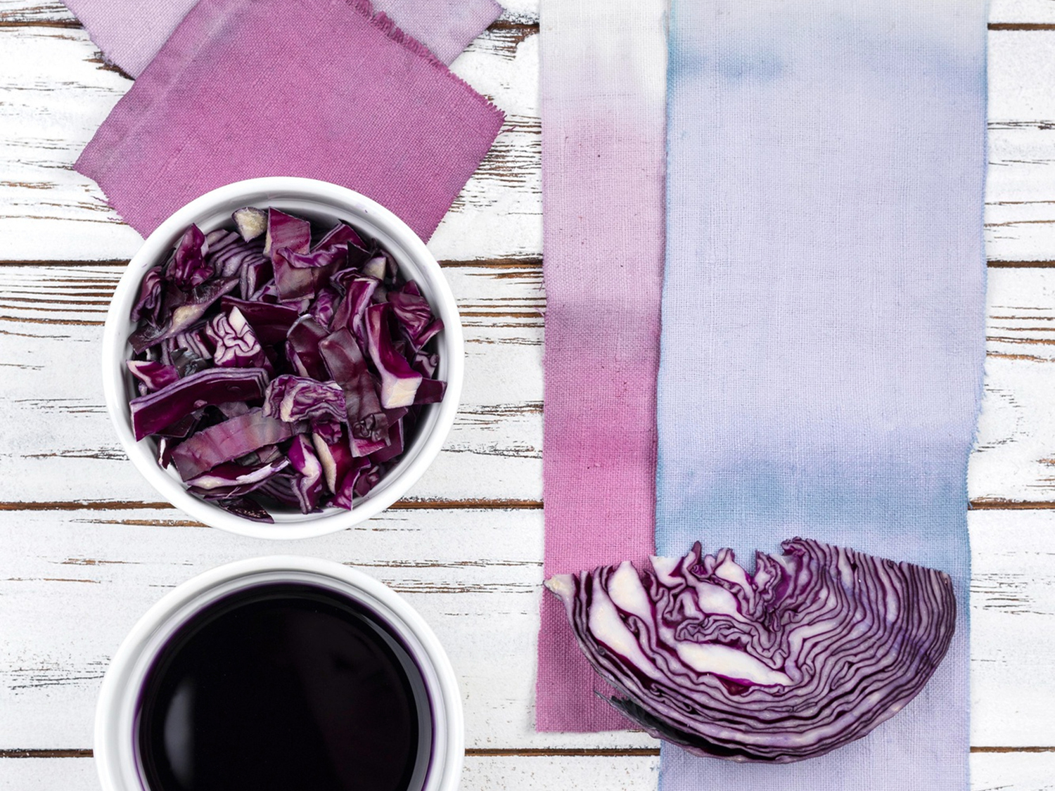 Food to fabric: dyeing with waste