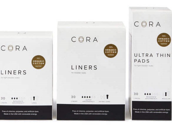 Cora introduces new line of incontinence pads