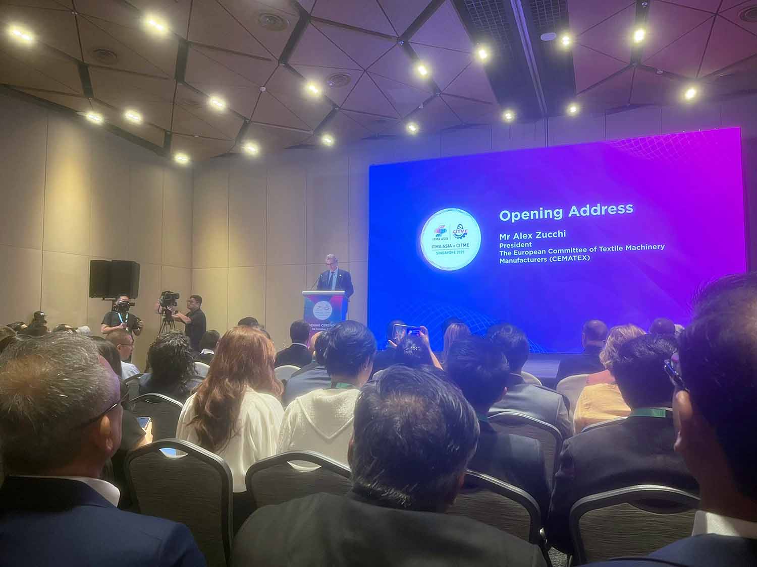 ITMA Asia + CITME 2025 opening ceremony